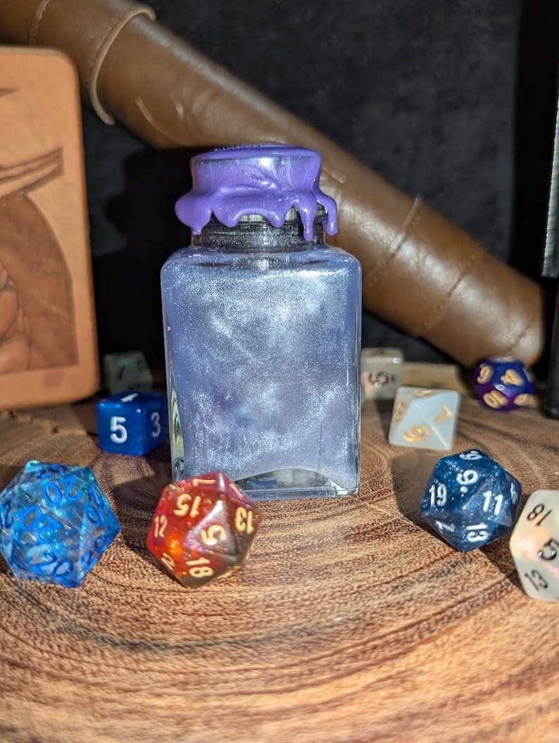 Custom Dnd Dice Potion Bottle Apothecary, Dungeons and Dragons Roller ...