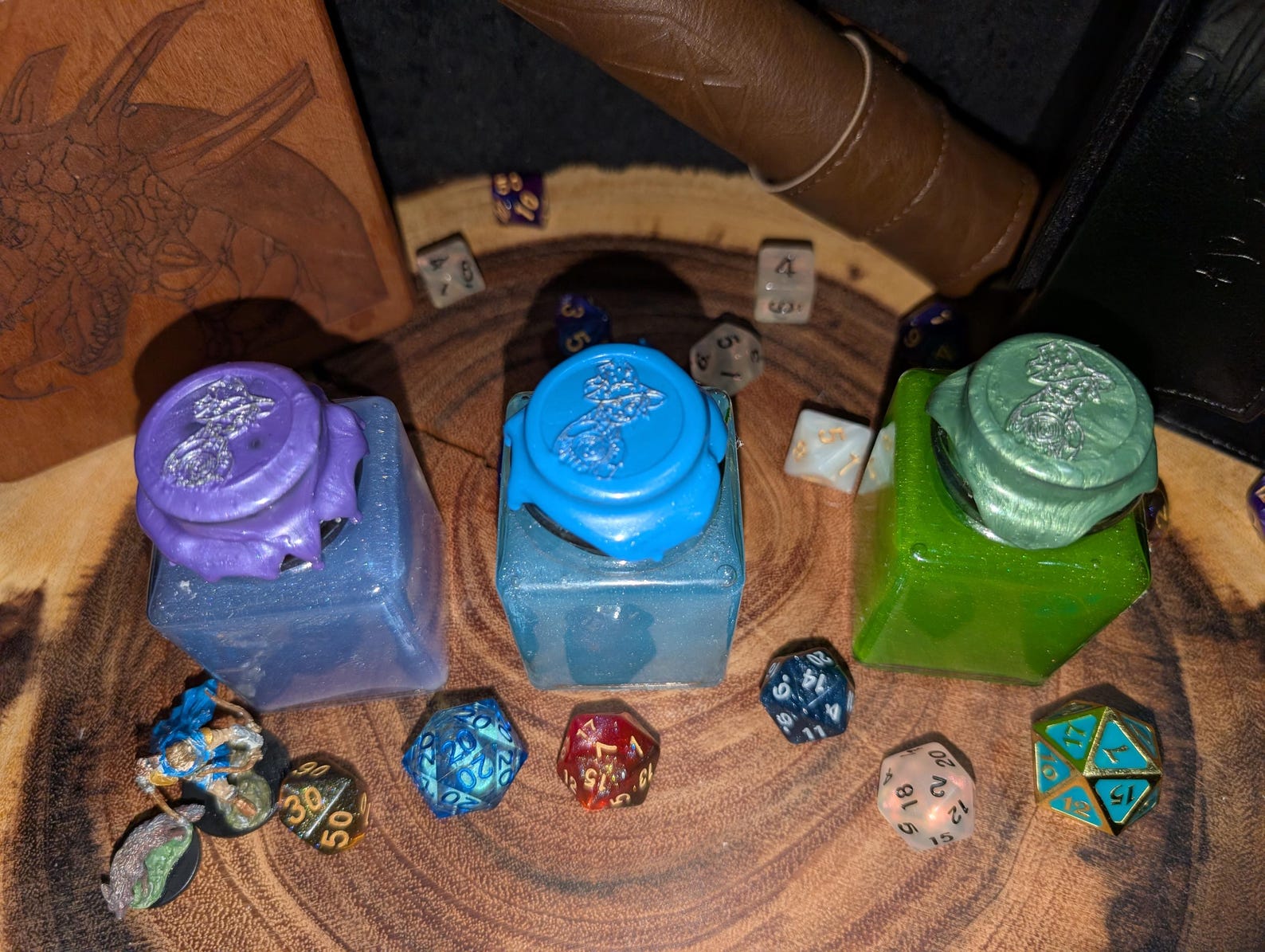 Custom Dnd Dice Potion Bottle Apothecary, Dungeons and Dragons Roller ...