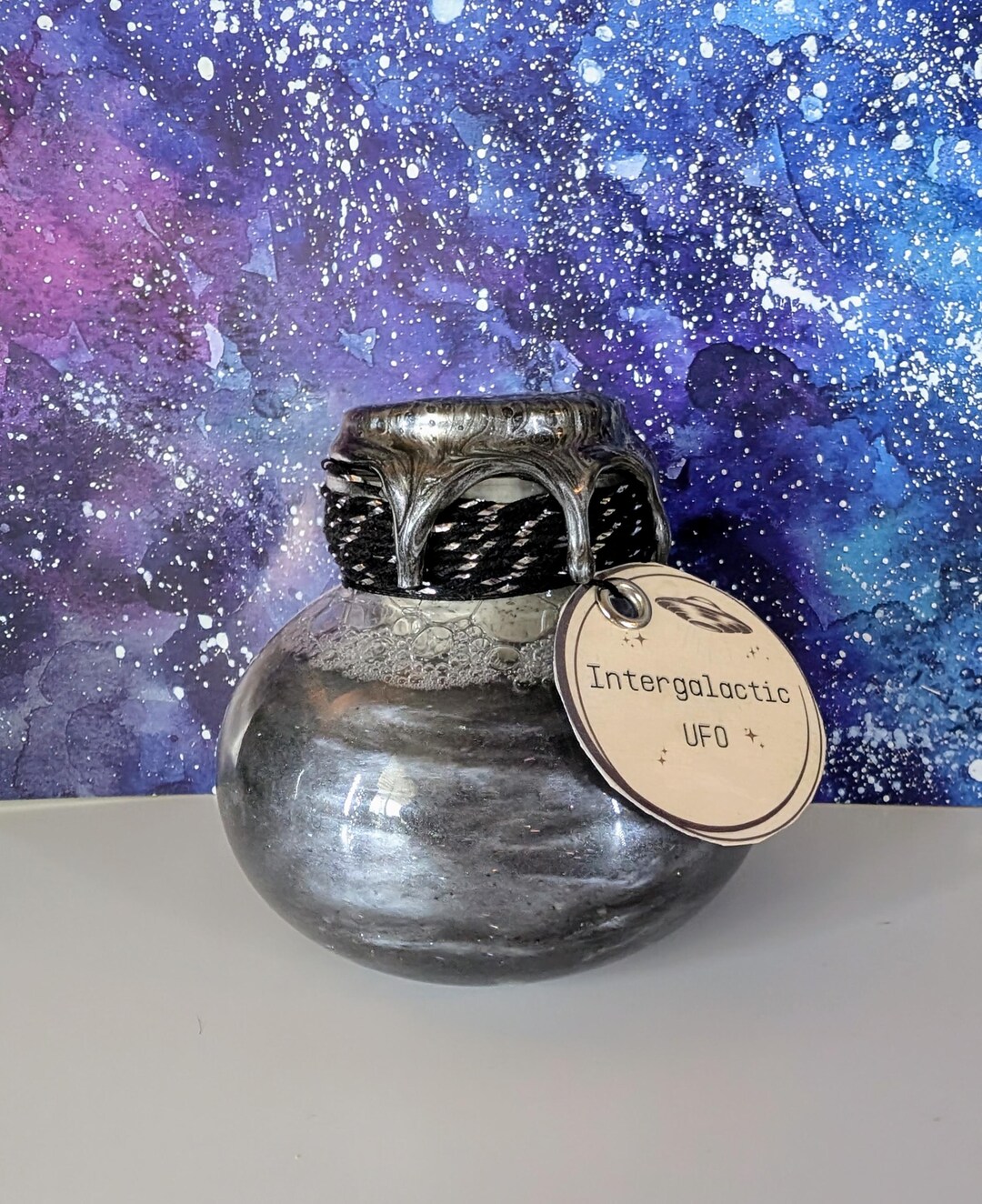 Alien UFO Space Potion Bottle Apothecary, Intergalactic Glass Bottle ...