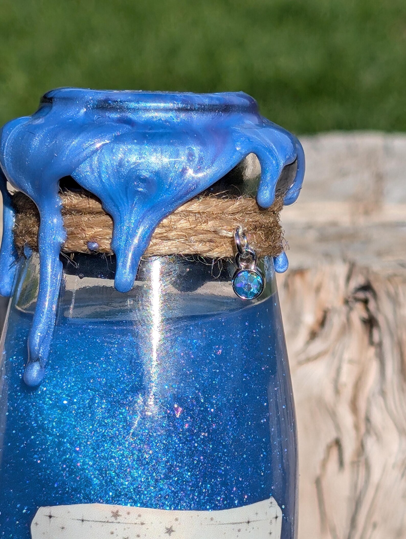 Magical Wizard Potion Bottle Apothecary, Merlin Fantasy Bookshelf Decor ...
