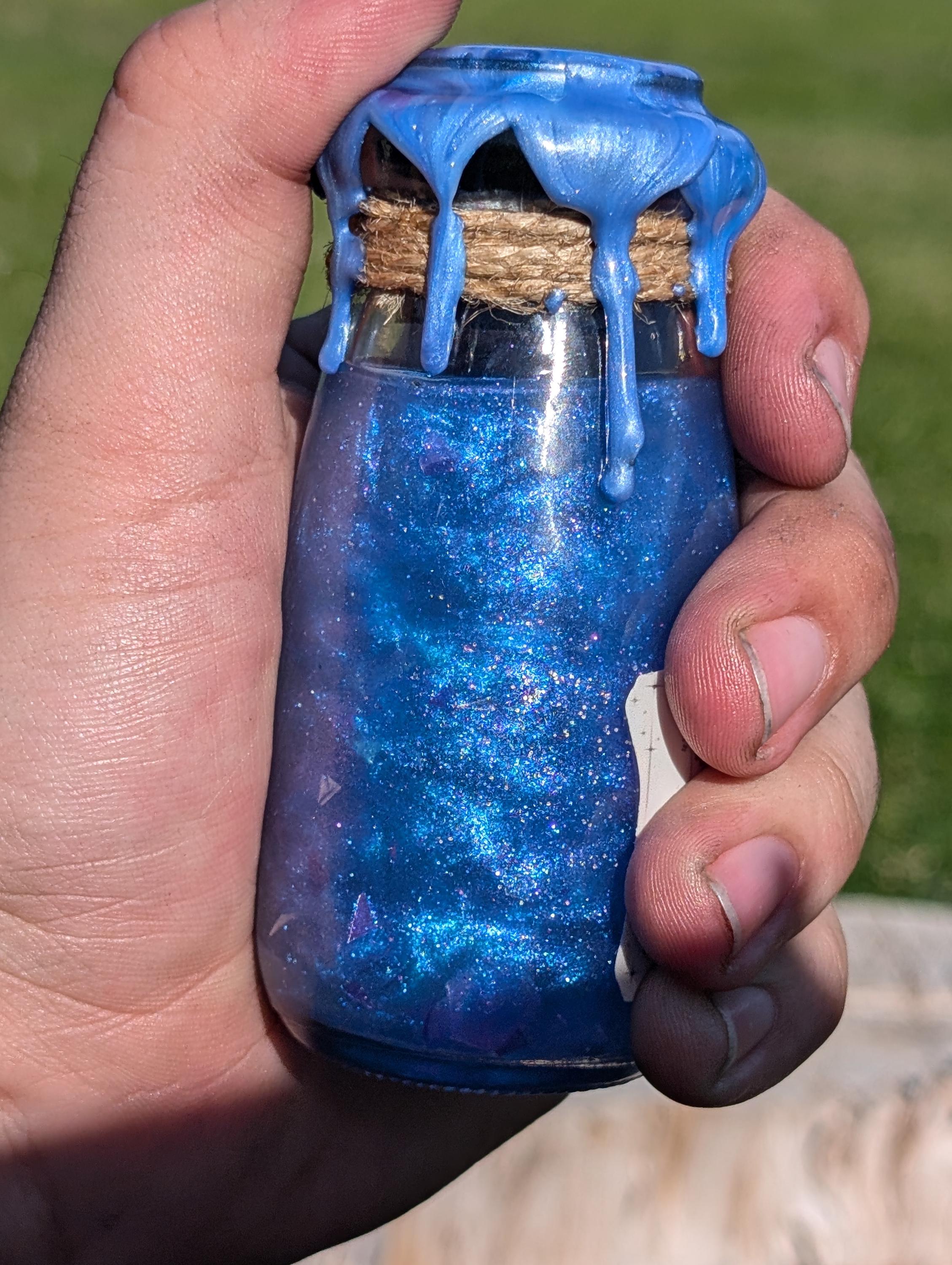 Magical Wizard Potion Bottle Apothecary, Merlin Fantasy Bookshelf Decor ...