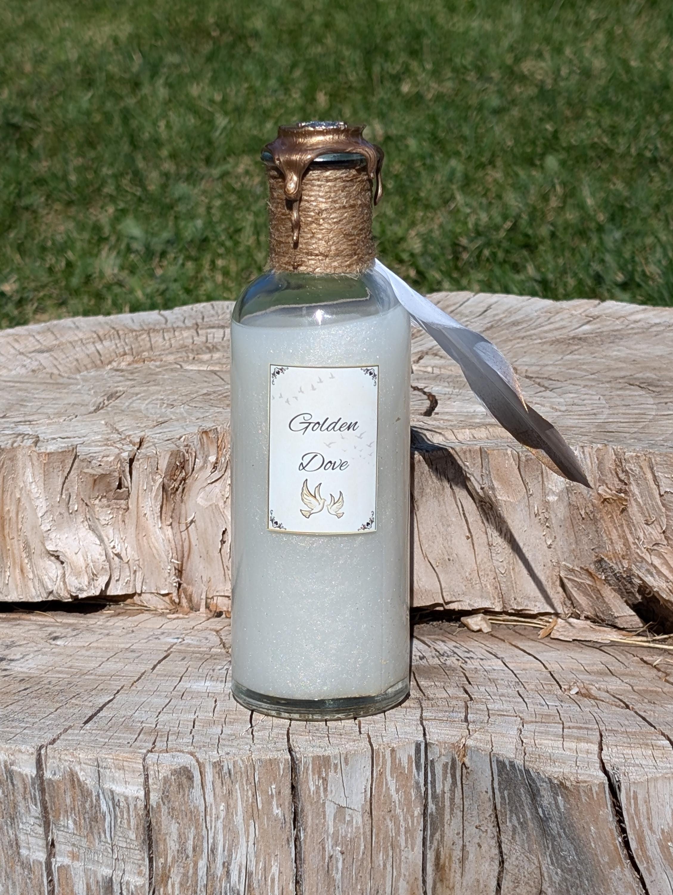 Dove Potion Bottle Apothecary, Fantasy Cottagecore Bookshelf Decor ...