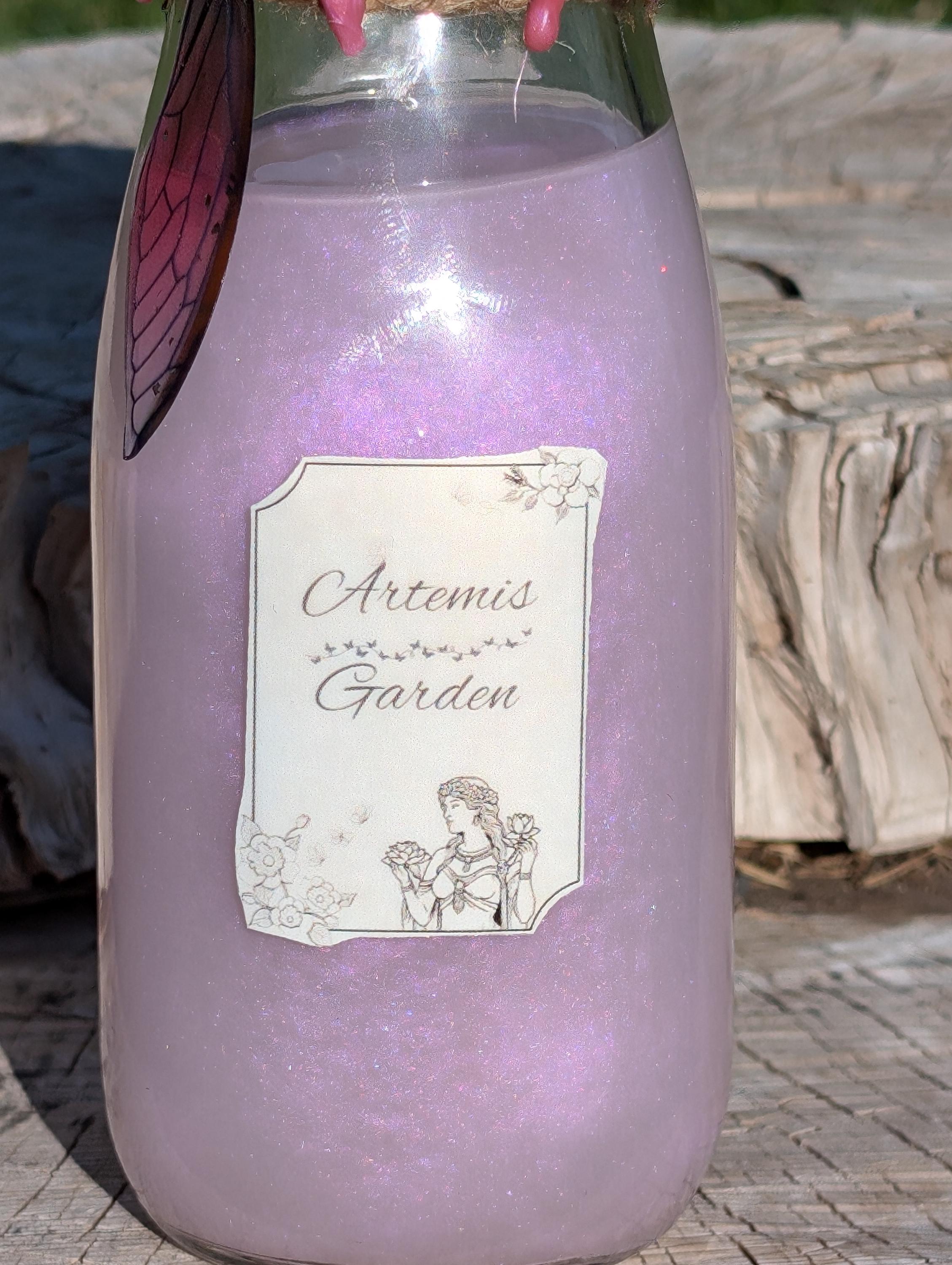 Goddess Artemis Potion Bottle Apothecary, Beautiful Fantasy Bookshelf ...