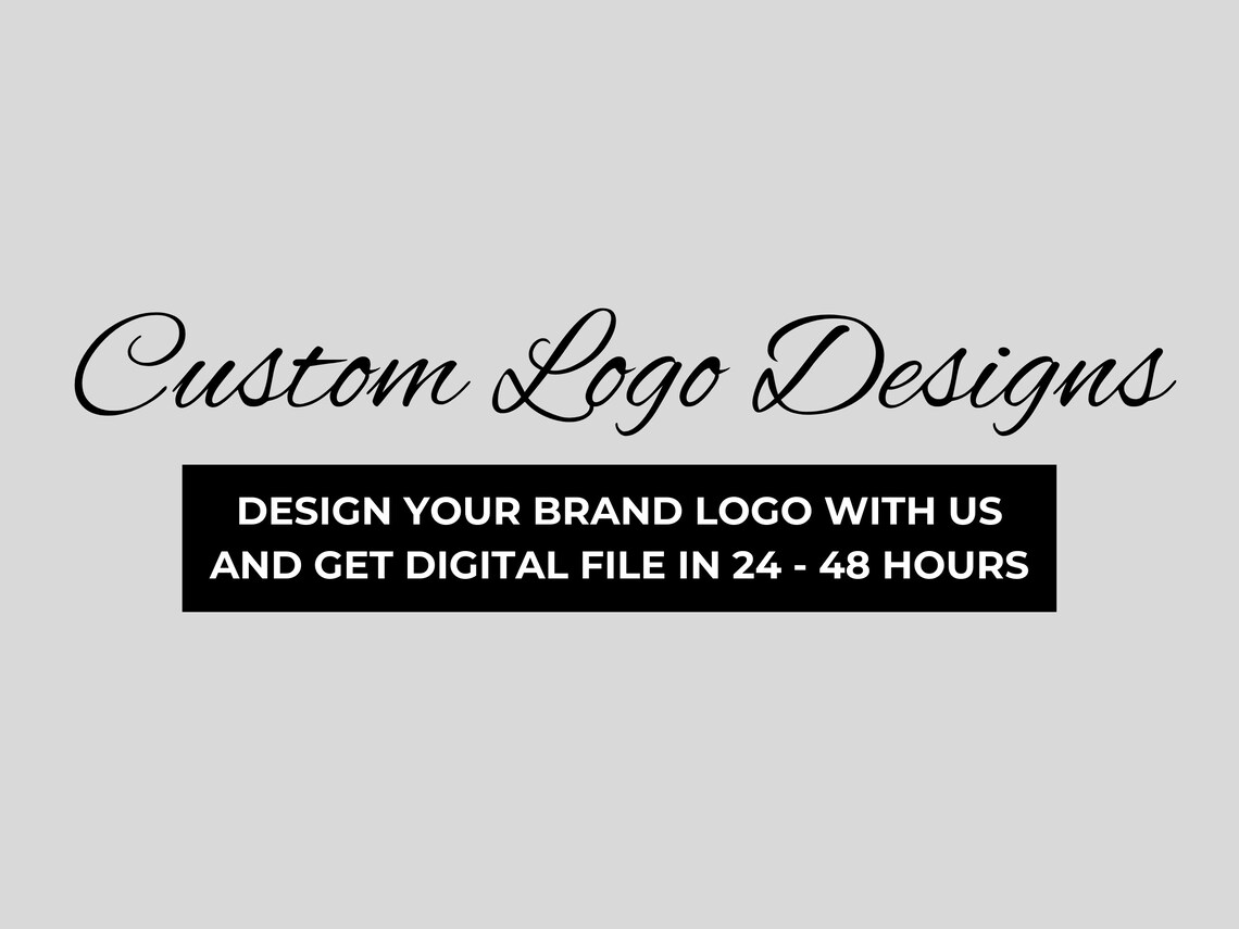 Custom Logo Design Inital Logos Hand Drawn Logos Branding Logo Design ...