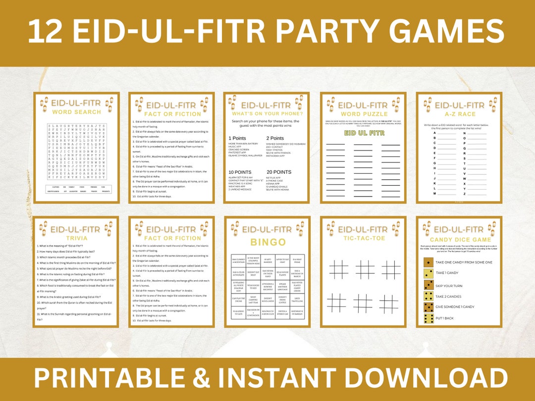 Eidulfitr Party Games | Eid Ul Fitr Celeberations | Eid Gift | Eid ...