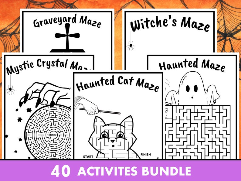 Halloween Activity Busy Book | Halloween Quiet Book | Halloween Crafts ...