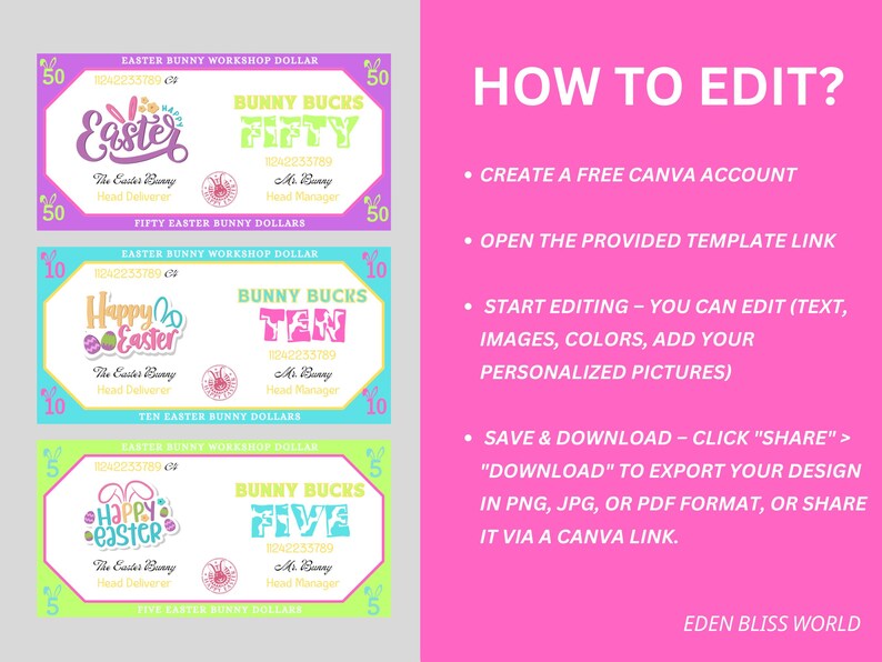 Printable Kids Play Money, Reward Money Reward Bucks, Printable Dollar ...