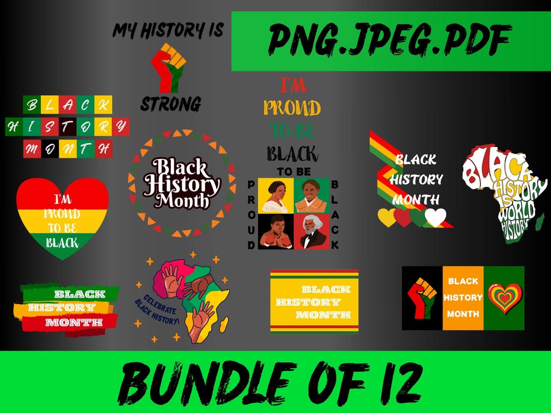 Black History Month PNG Black Month PNG Black Lives Matters African ...