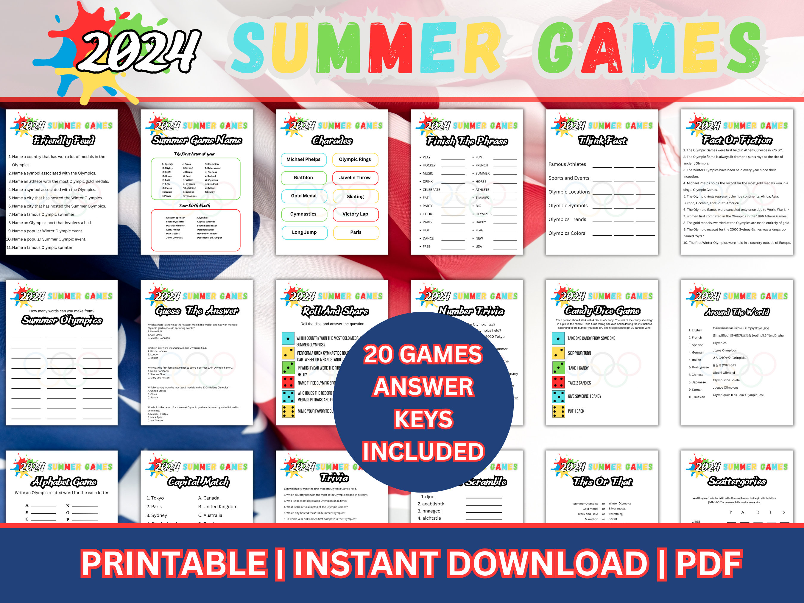 Summer Olympic Games | 2024 Eiffel Tower Paris Olympic 2024 Olympic ...