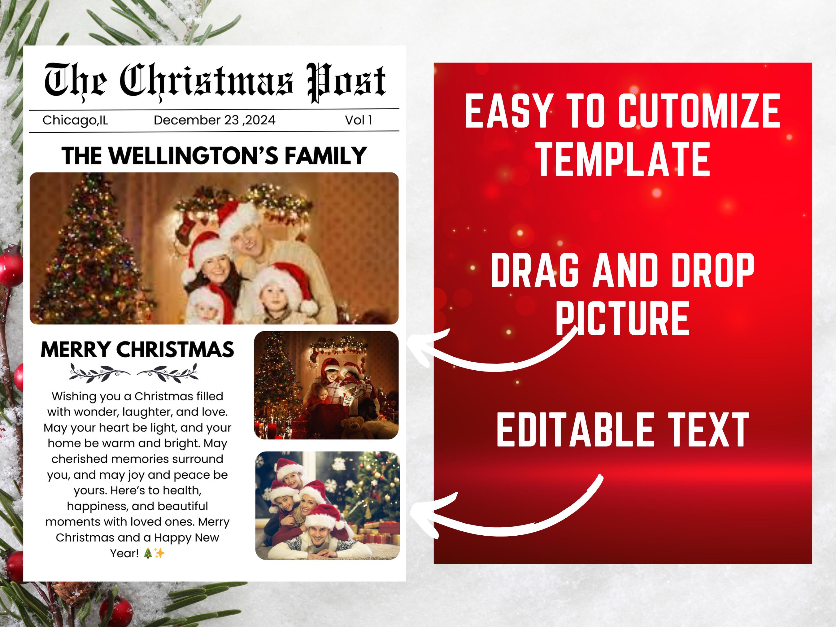 Editable Father's Day Newsletter Template, Best Dad Ever, Happy Father ...