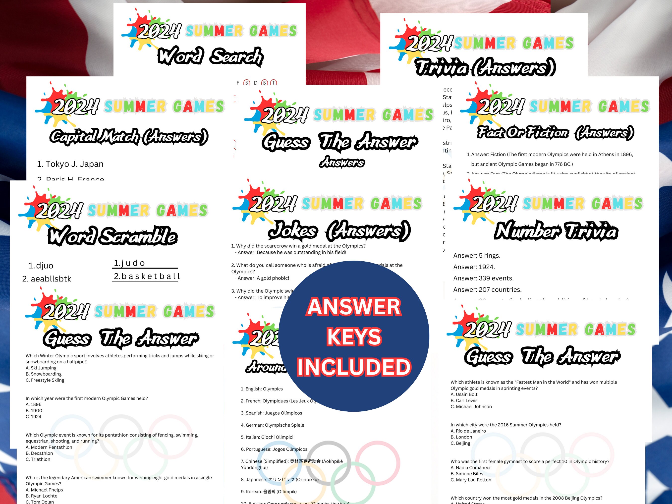 Summer Olympic Games | 2024 Eiffel Tower Paris Olympic 2024 Olympic ...