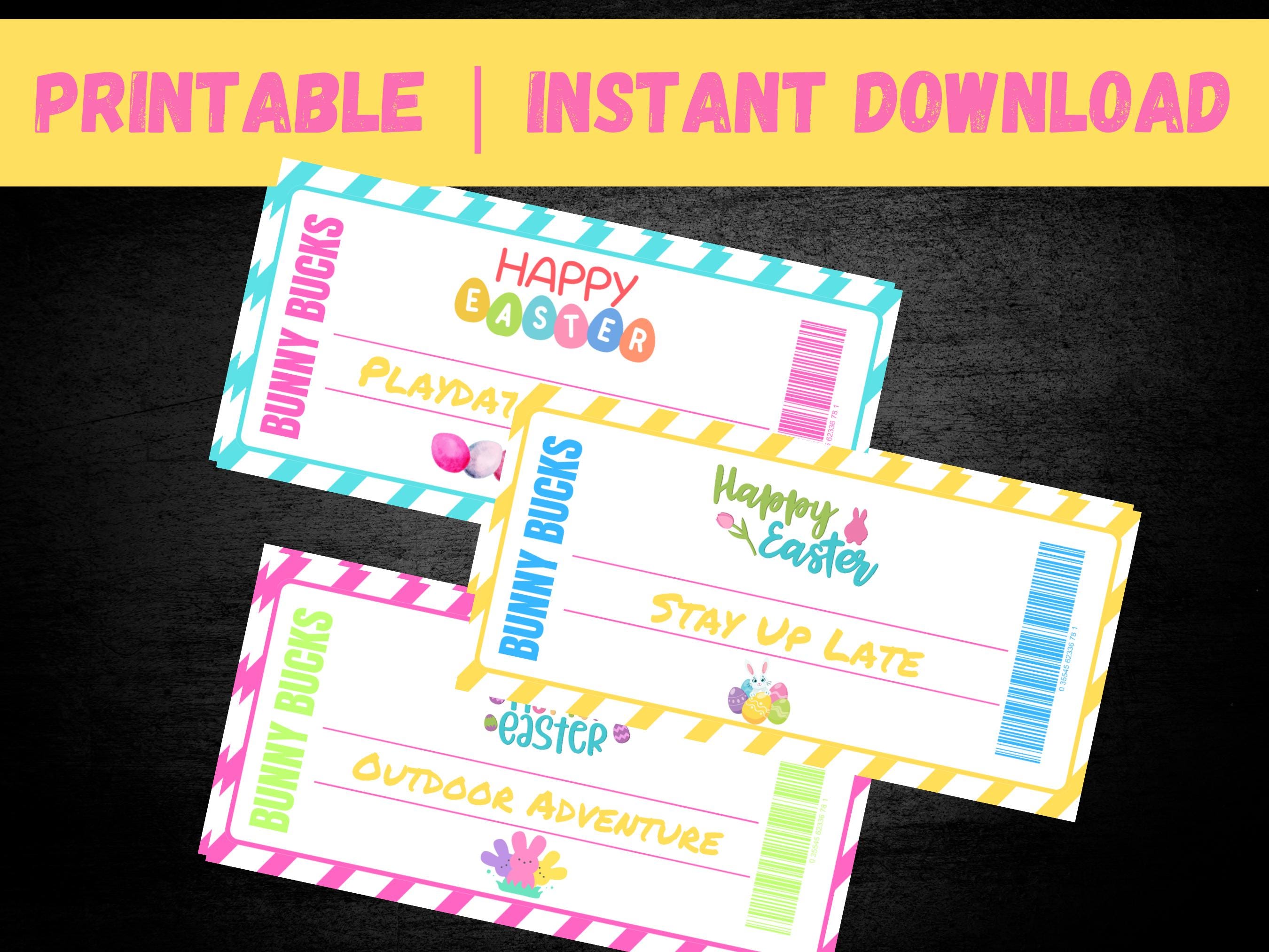 Printable Kids Play Money, Reward Money Reward Bucks, Printable Dollar ...