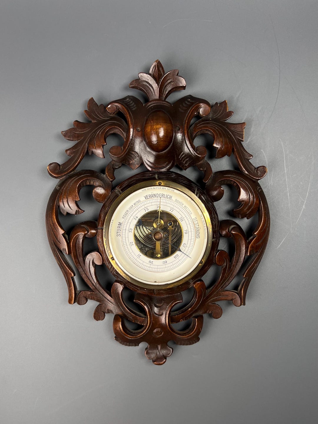 Antique Home Wall Barometer, Vintage Germany - Etsy