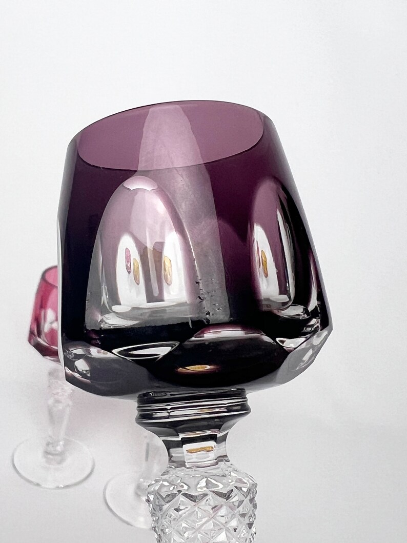 Nachtmann Colored Crystal Glasses for Spirits Germany Glass Set - Etsy