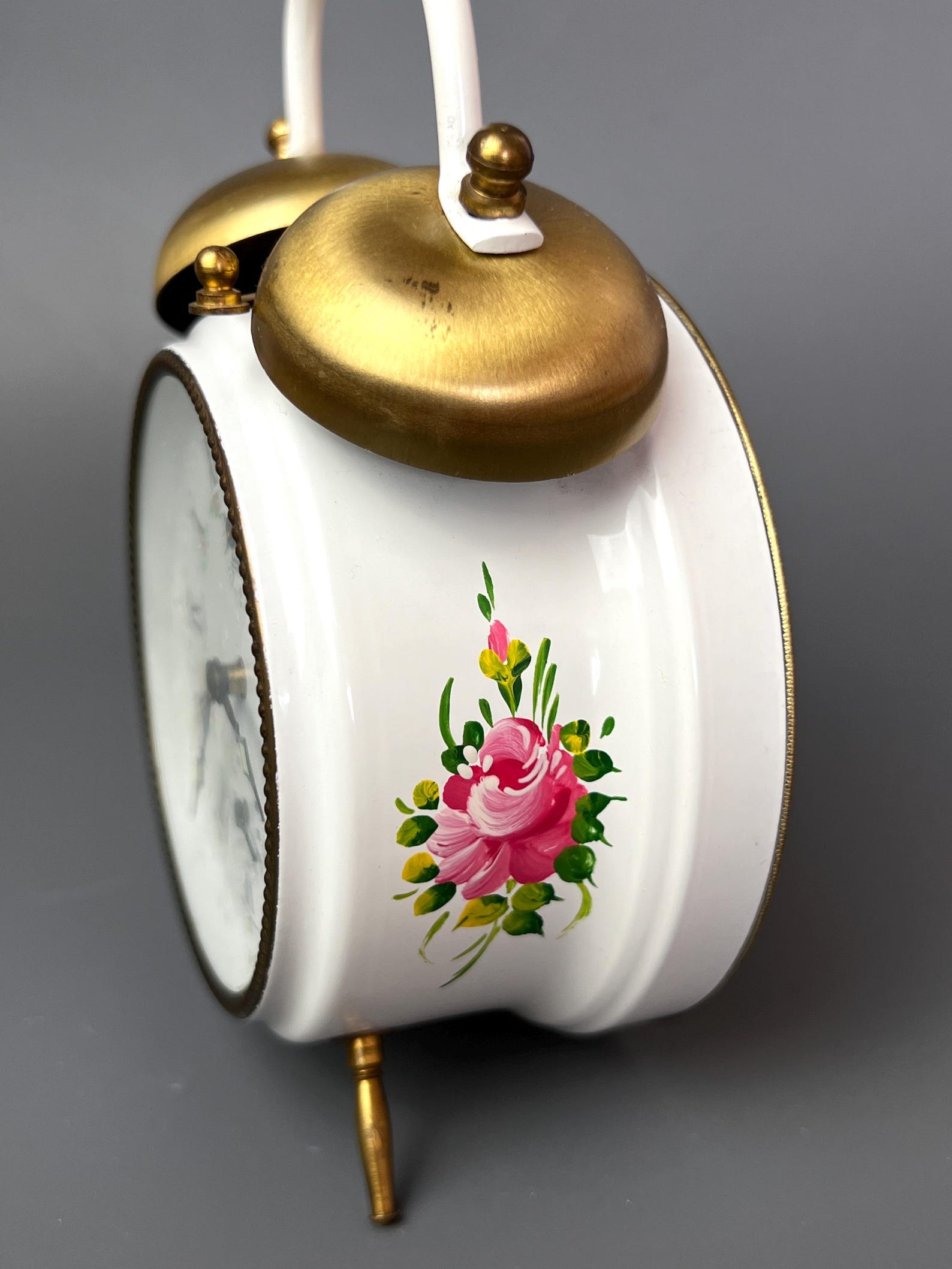 Wehrle Alarm Clock, Brass, Vintage Germany - Etsy