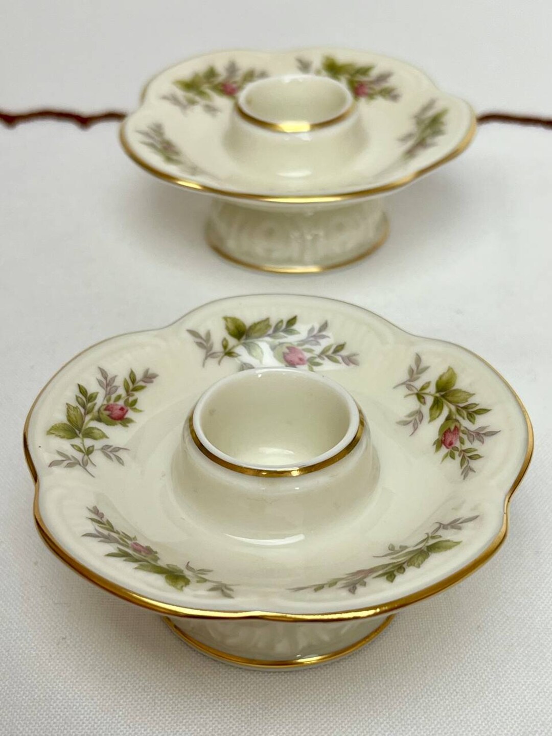 Pair of Candlesticks Rosenthal Sanssouci, Germany Vintage Candlestick ...