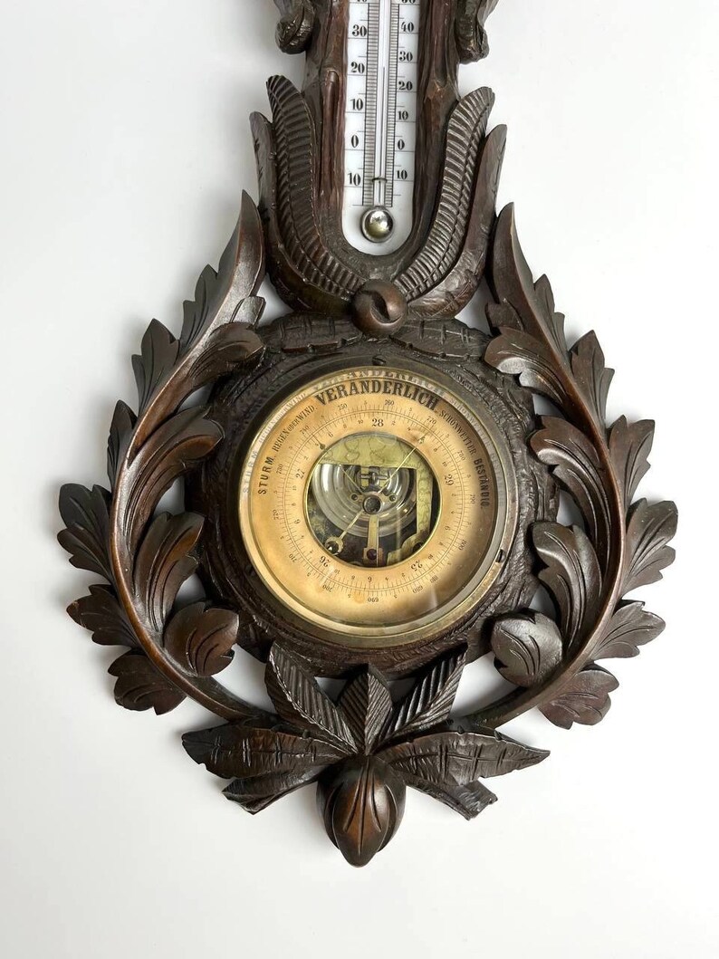 Antique Wall Mounted Home Weather Station, Vintage Germany - Etsy