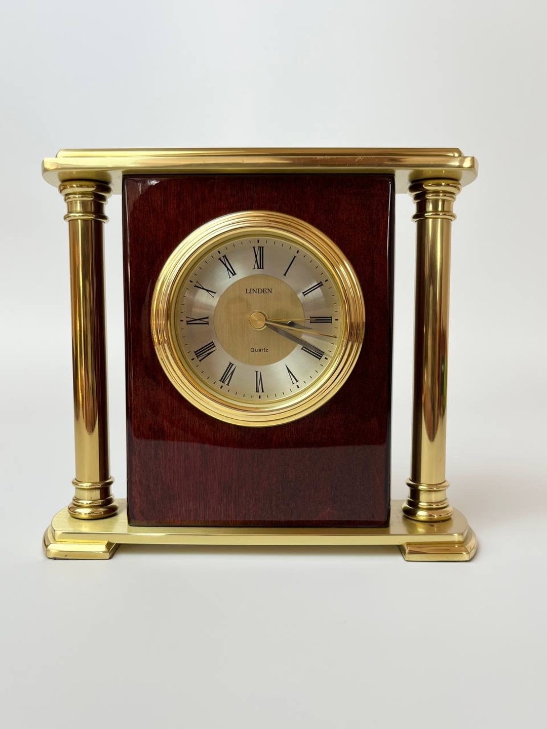 Table and Mantel Clock With Quartz Movement, Linden, Germany Vintage - Etsy