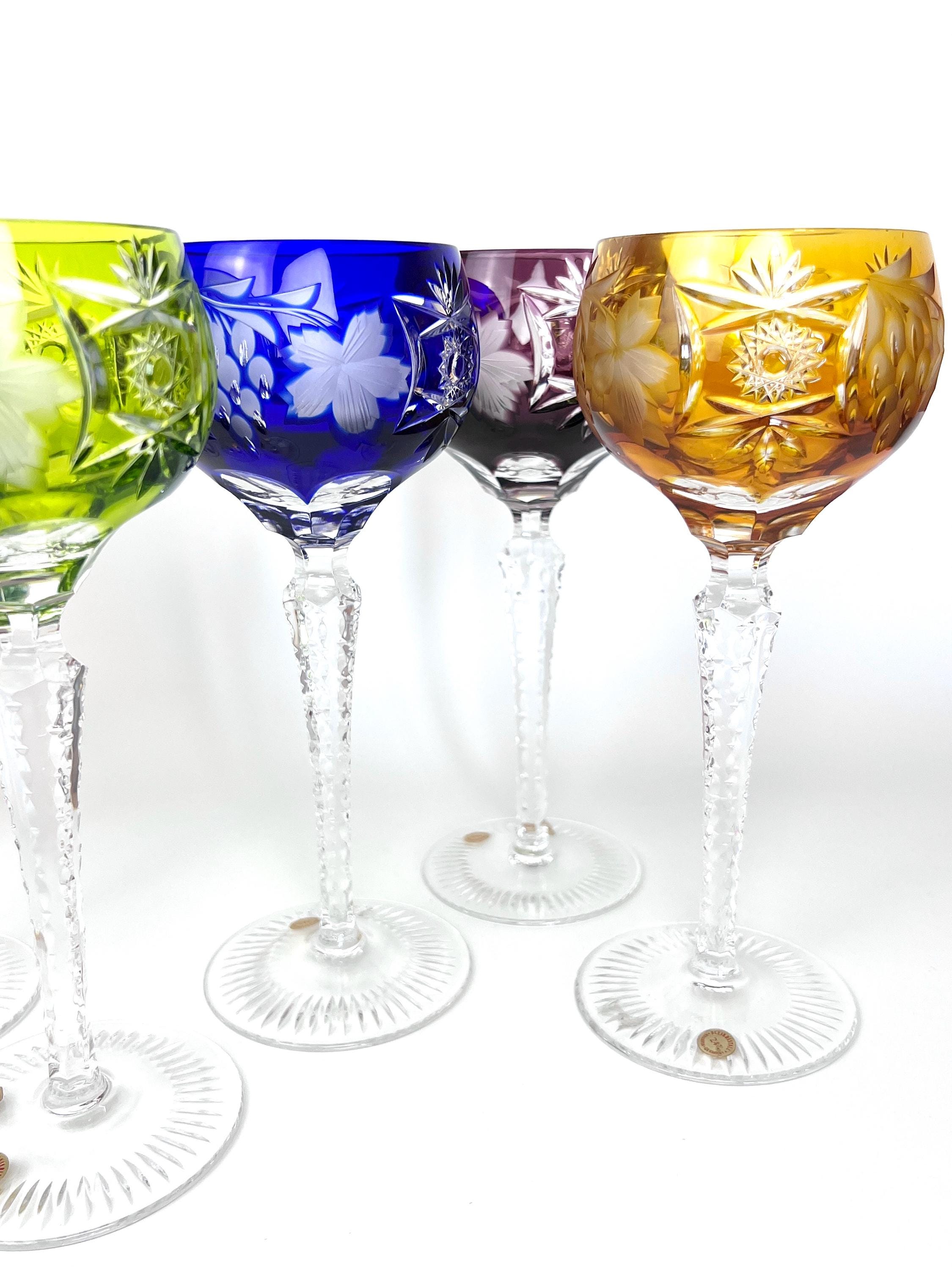 Nachtmann Traube Crystal Glasses Set, Vintage, Germany, for Wine ...