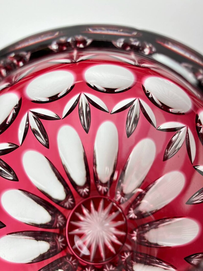 Nachtmann Vase Made of Colored Cut Crystal Nachtmann Vintage Germany - Etsy