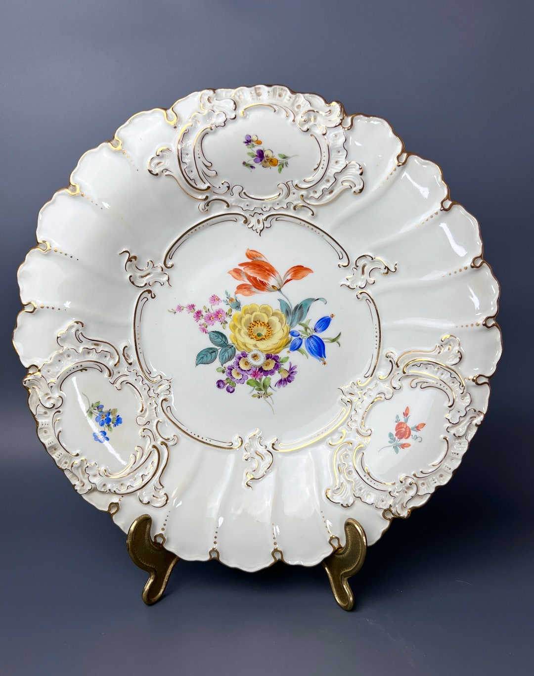 Antique Meissen Platter, 1934 Germany Vintage - Etsy