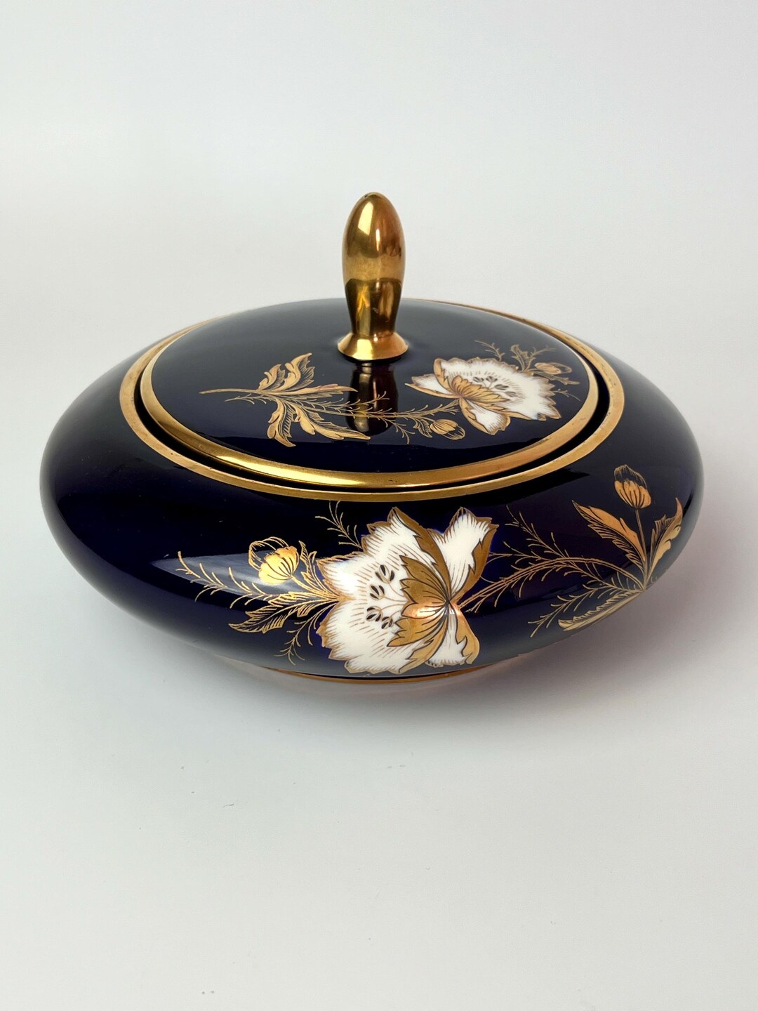 Porcelain Box, Bonbonniere, Bon Bon, Lindner Isabel, Vintage Germany ...