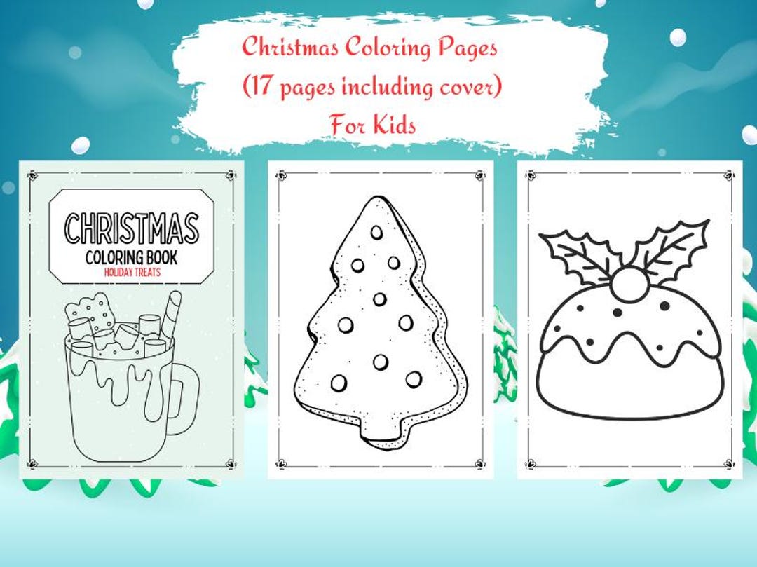 Printable Christmas Coloring Pagesholiday Coloring Book for ...