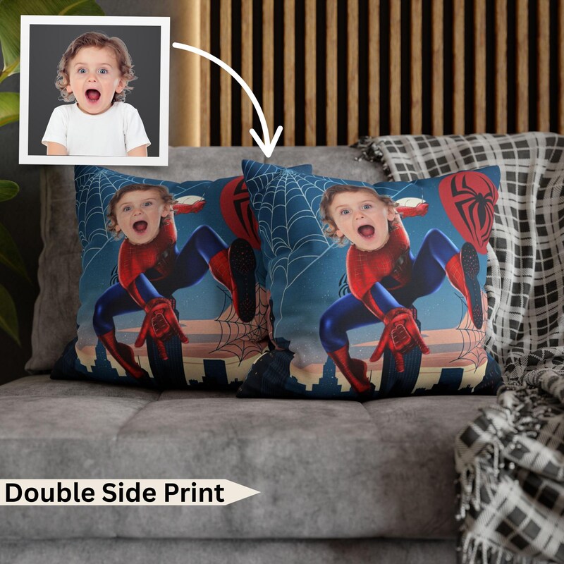 Spiderman Pillow Cover - Etsy