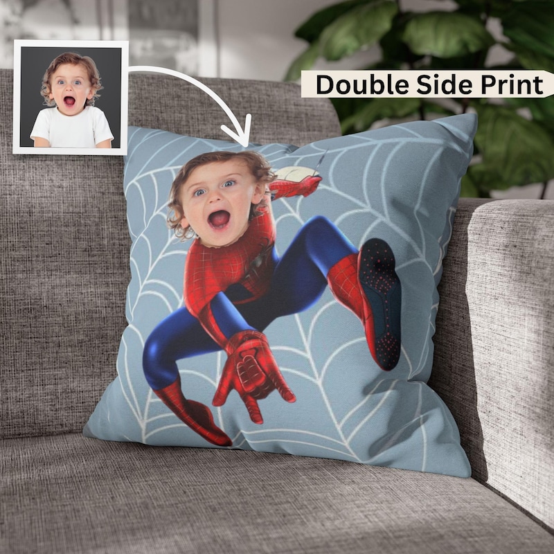 Spiderman Pillow Cover - Etsy