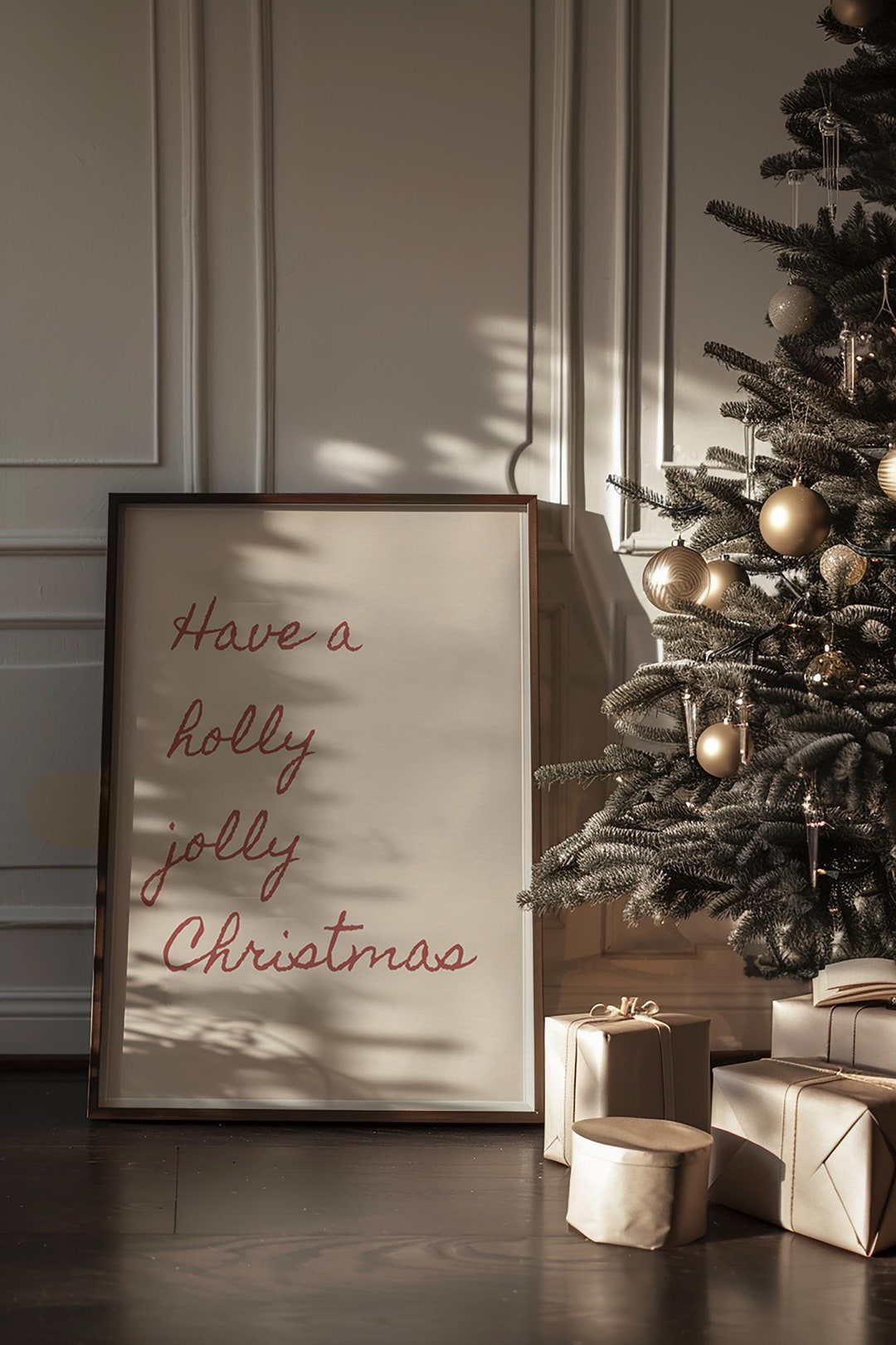 Have a Holly Jolly Christmas Girly Classical Coquette Nativity ...