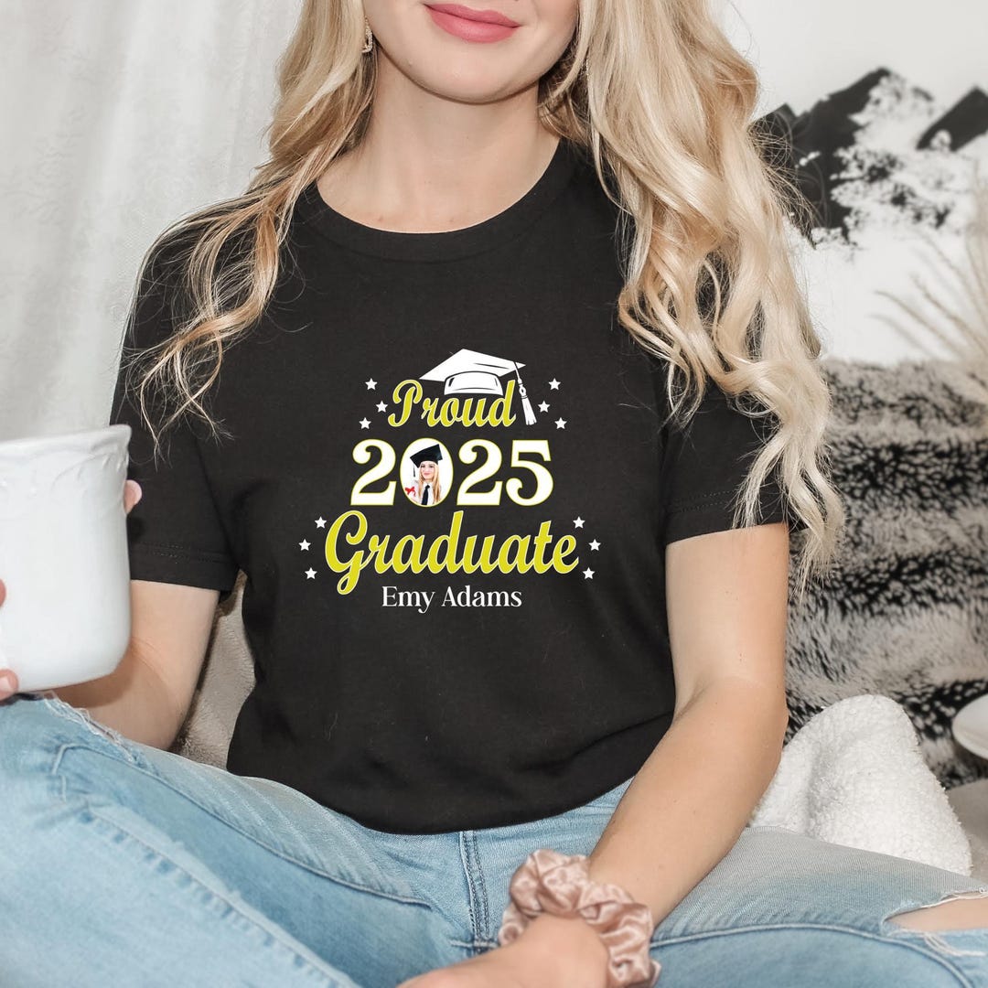 Custom Graduation Shirt, Custom Photo Graduate Shirt,personalized ...