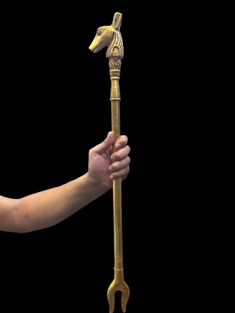 Handmade Was Scepter From Ancient Egypt Replica Vintage - Etsy