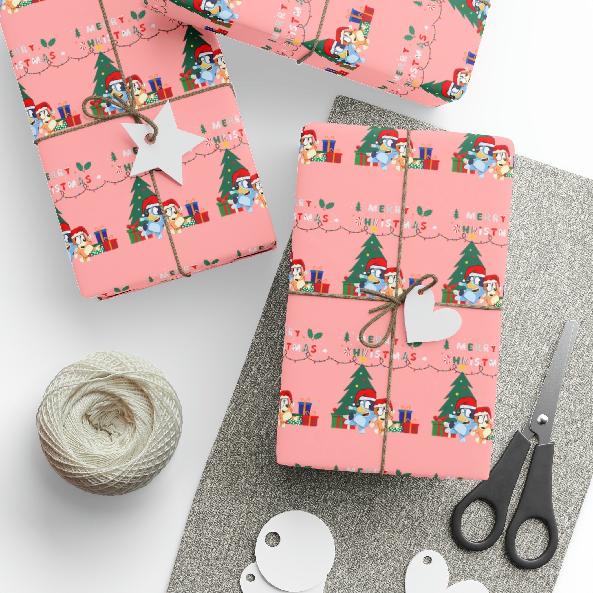 Bluey & Bingo Christmas Wrapping Paper - Etsy Canada