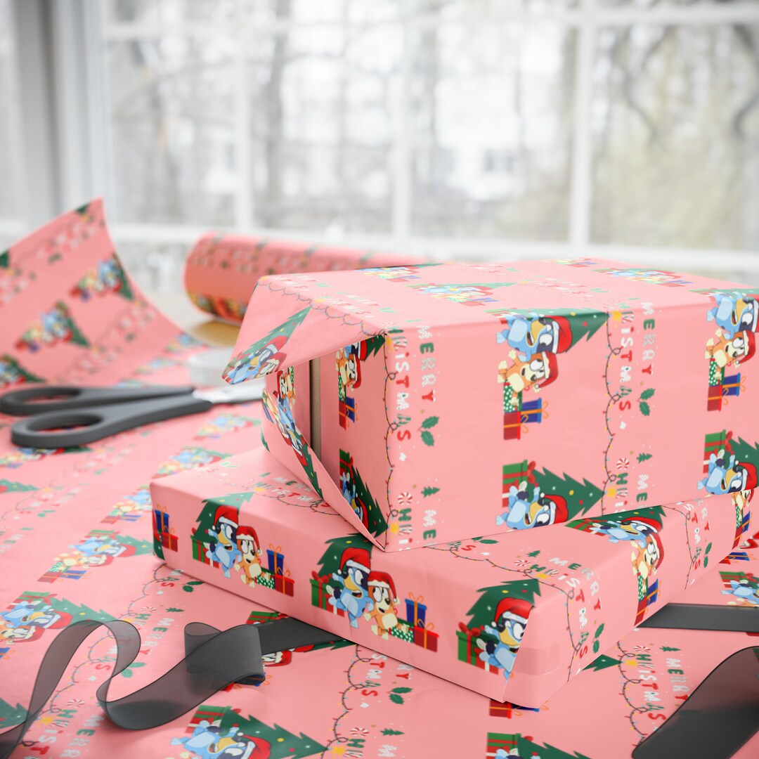 Bluey & Bingo Christmas Wrapping Paper - Etsy Canada