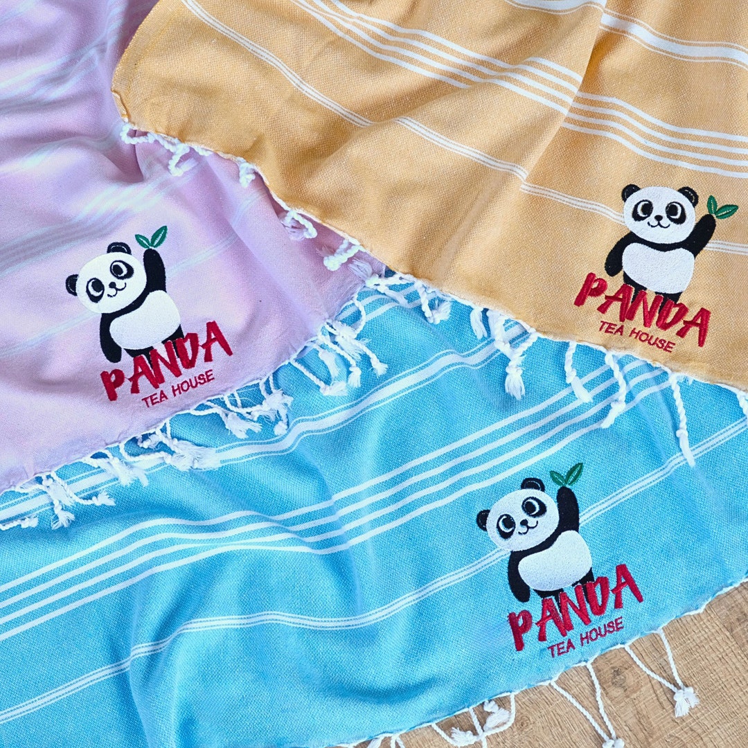 Custom Logo Beach Towel, Your Logo Here Beach Towel, Personalized Beach ...