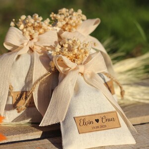 Personalized Wedding Favors Lavender Sachet Pouch, Bridal Shower Favors ...