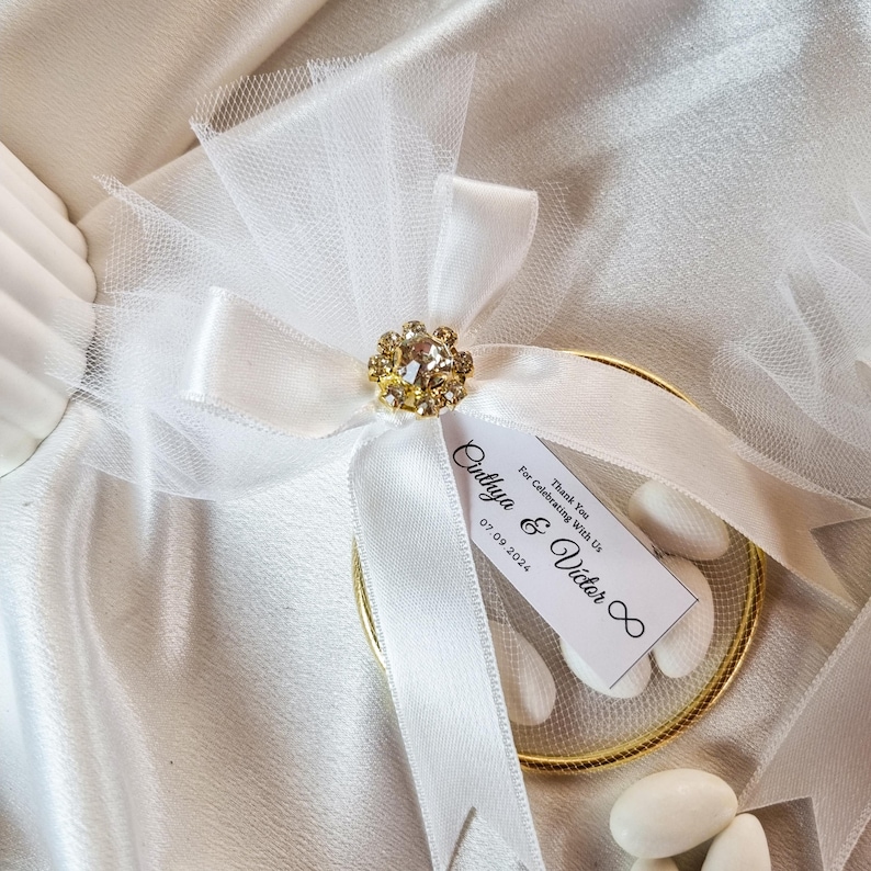Personalized Wedding Almond Candy Favors for Guests, an Italian Wedding ...