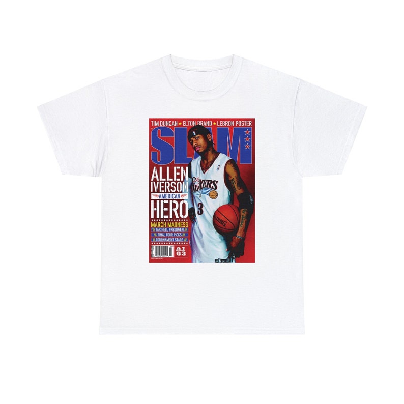 Allen Iverson Shirt, Allen Iverson Slam Magazine Shirt, Allen Iverson Tee, Allen Iverson the ...