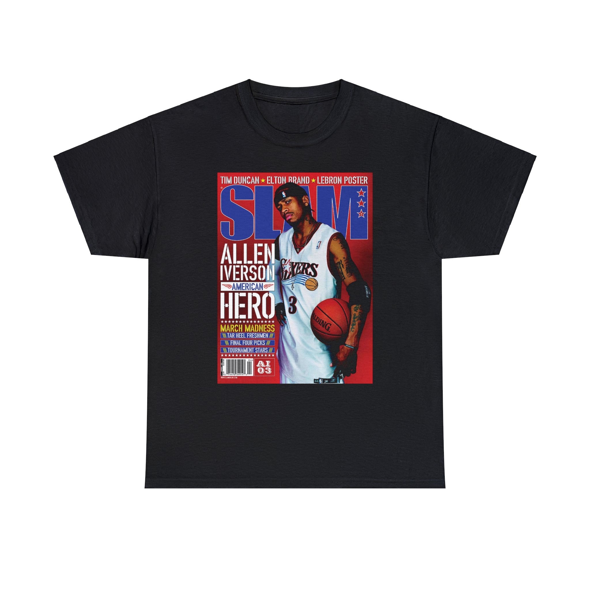 Allen Iverson Shirt, Allen Iverson Slam Magazine Shirt, Allen Iverson Tee, Allen Iverson the ...