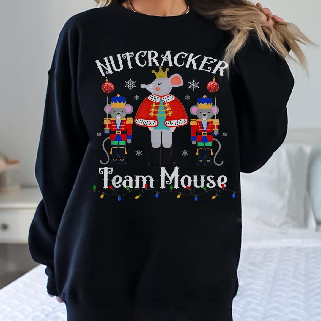 Funny Nutcracker Soldier Toy Christmas Dance Team Mouse Shirt ...