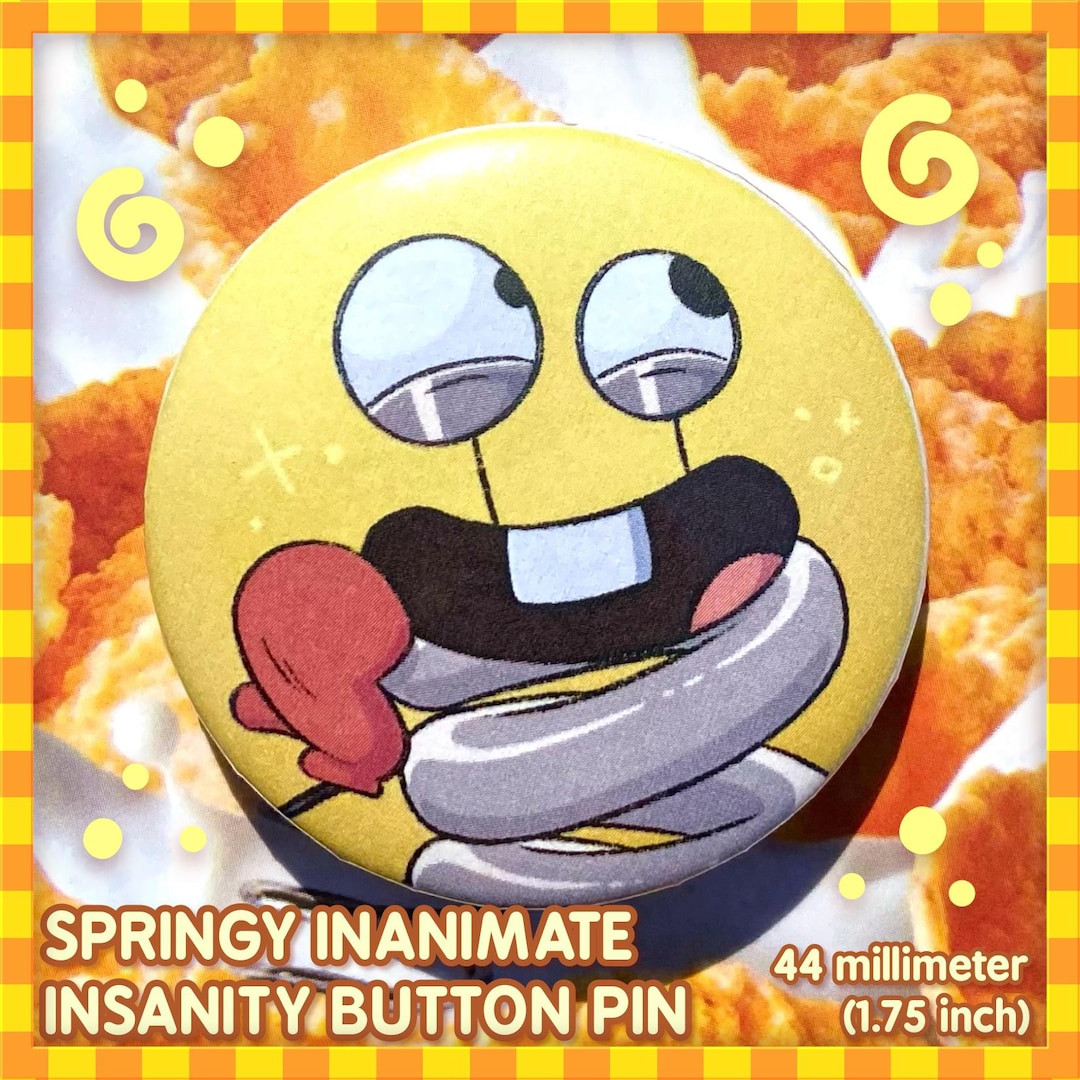 Springy Inanimate Insanity 1.75 Inch (44 Mm) Springtastic Circle Button ...