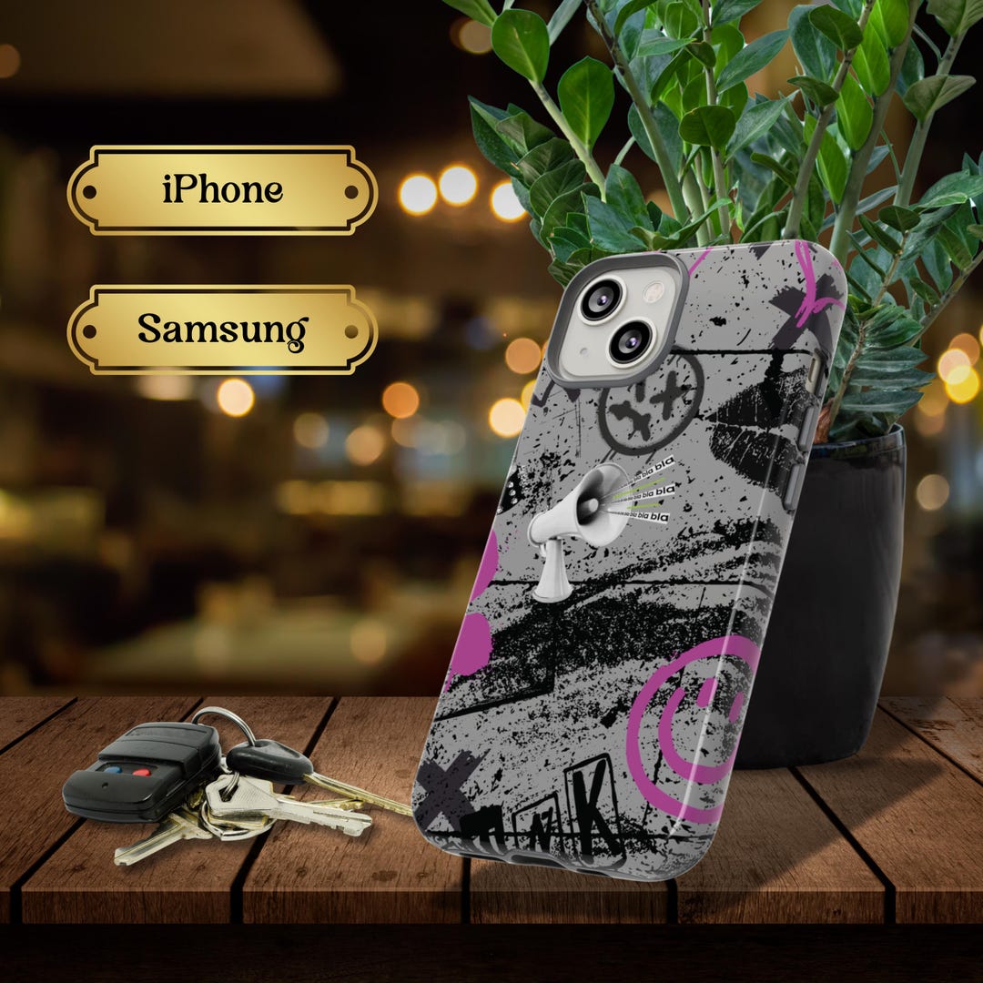 Punk Rock Iphone/samsung Case: Protective Hard Shell, Music Lover Gift ...