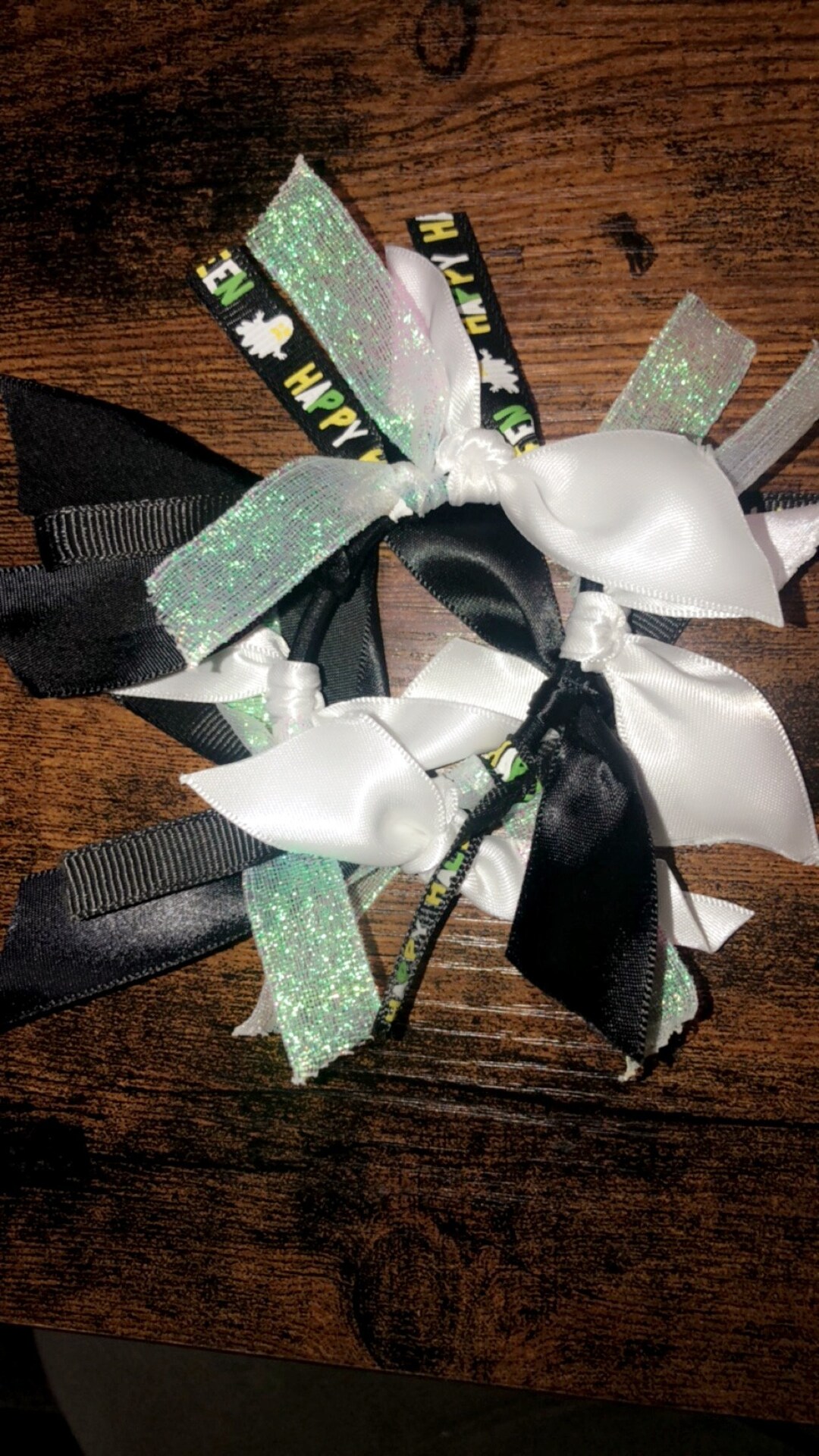 Halloween Hair Streamer-green and White - Etsy