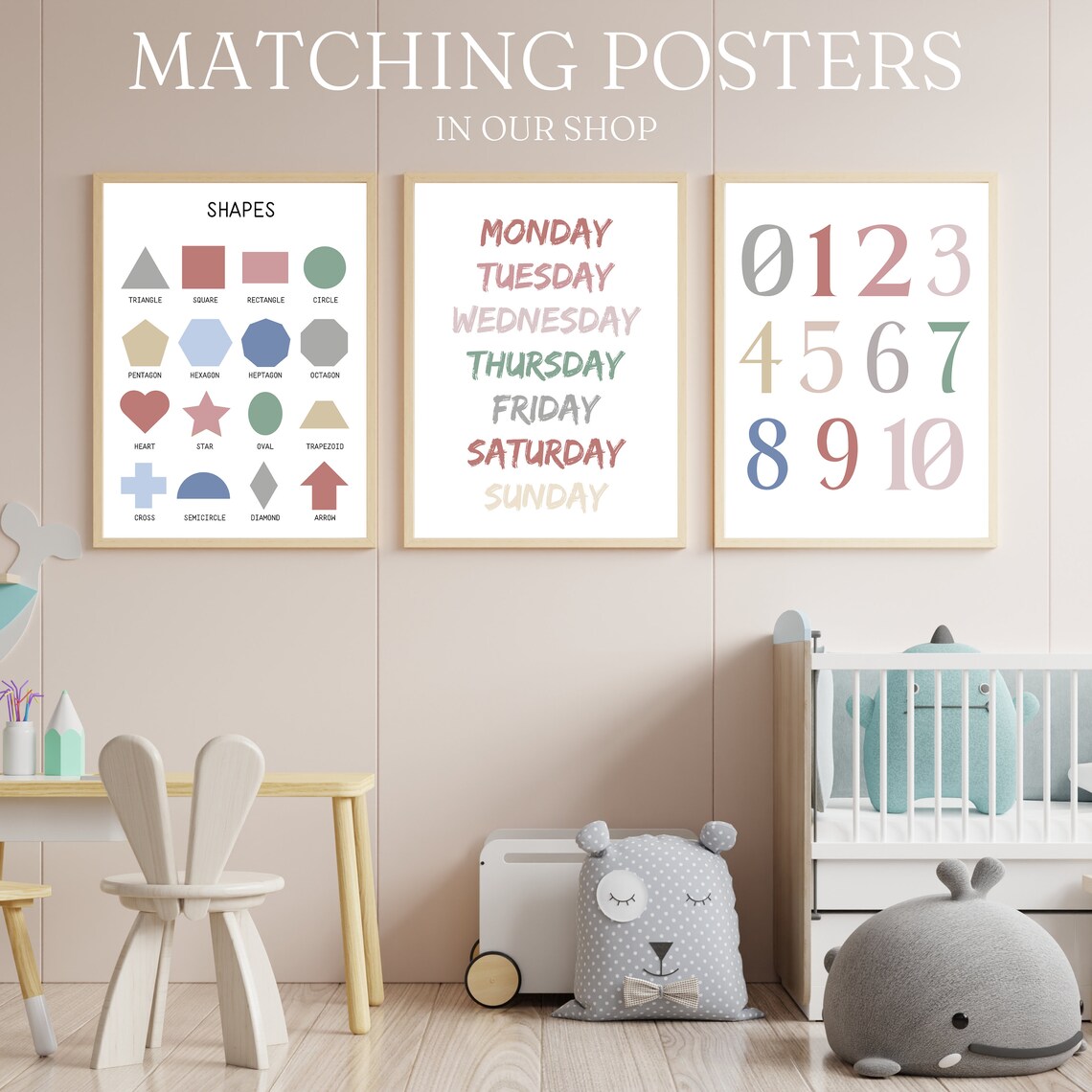 Poster of Numbers From 1 to 10, Educational Poster, Numbers Educational ...