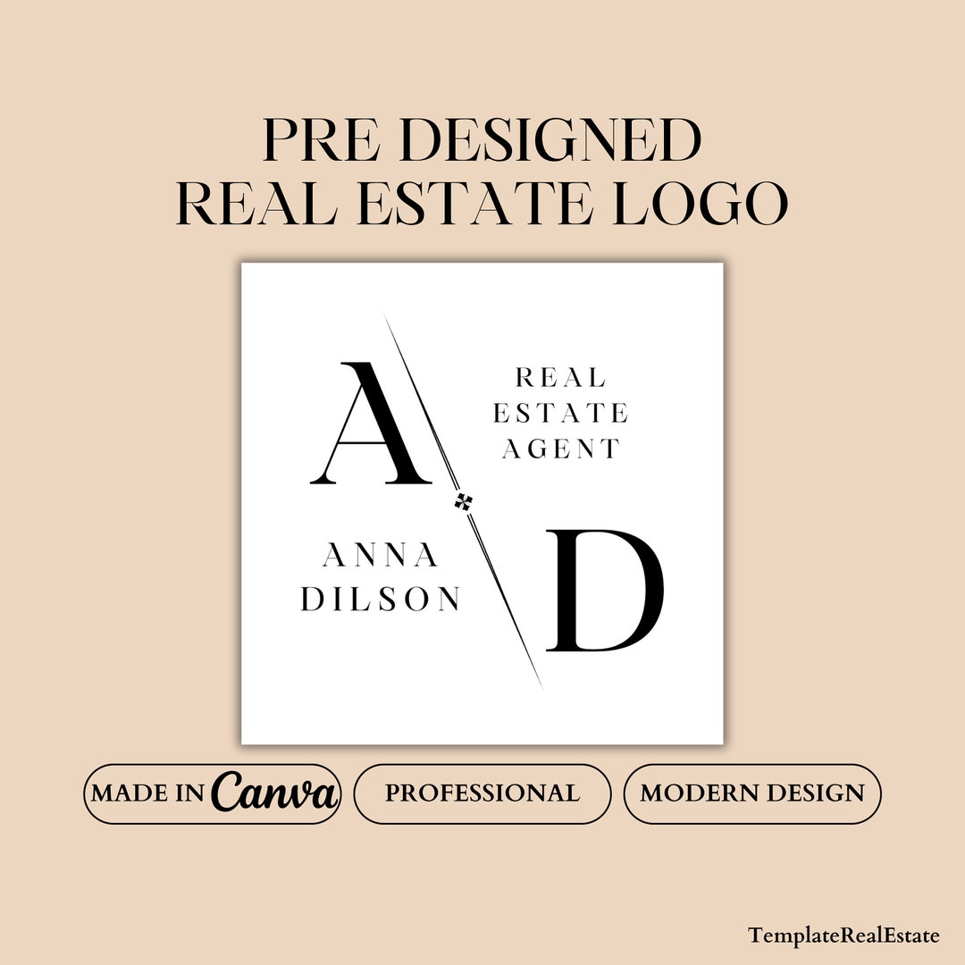 Logo Template With Initials in Modern Professional and Minimalist ...