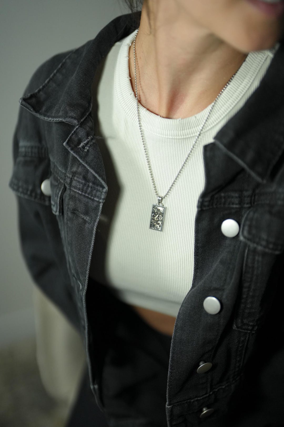 Made in Japan! Silver Japanese Pendant - "koi" and Silver Necklace ...
