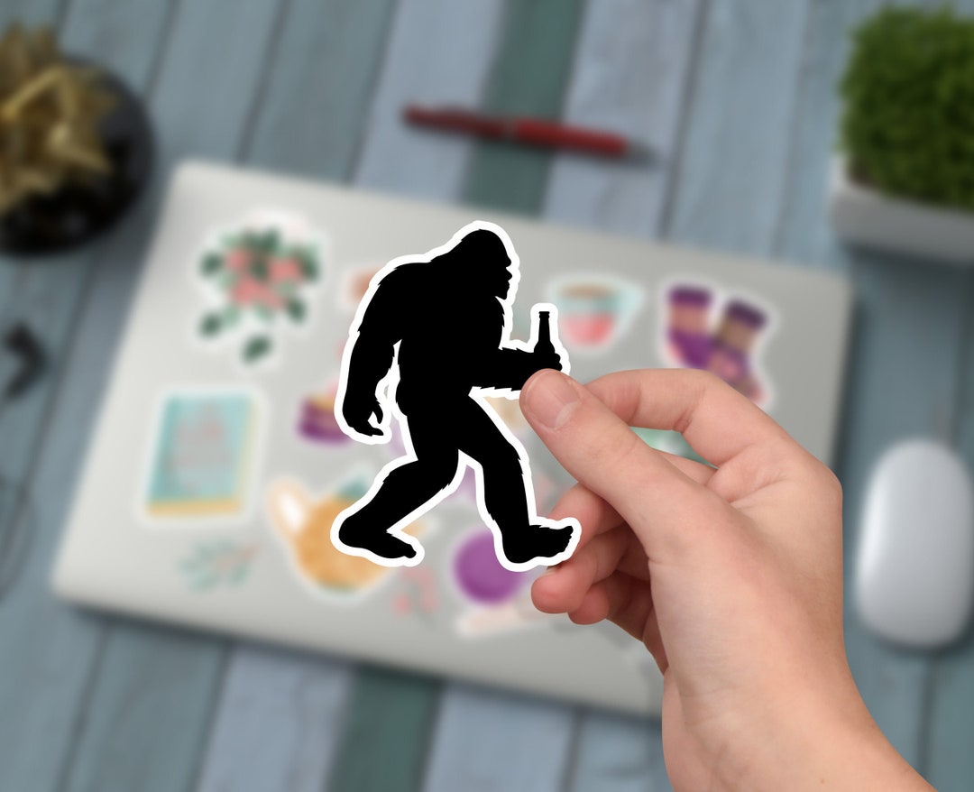 Bigfoot Beer Sticker, Big Foot Sticker, Yeti Sticker, Sasquatch Sticker ...
