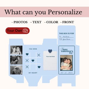 Valentine's Blind Box | EDITABLE in Canva | Customized Blind Template ...