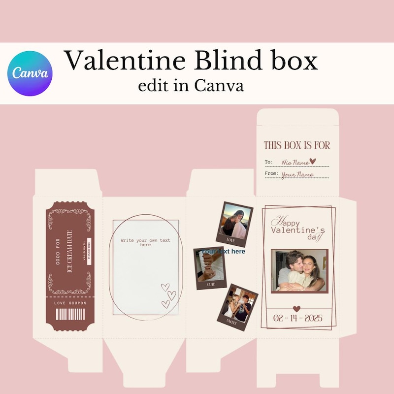Blindbox Template - Etsy