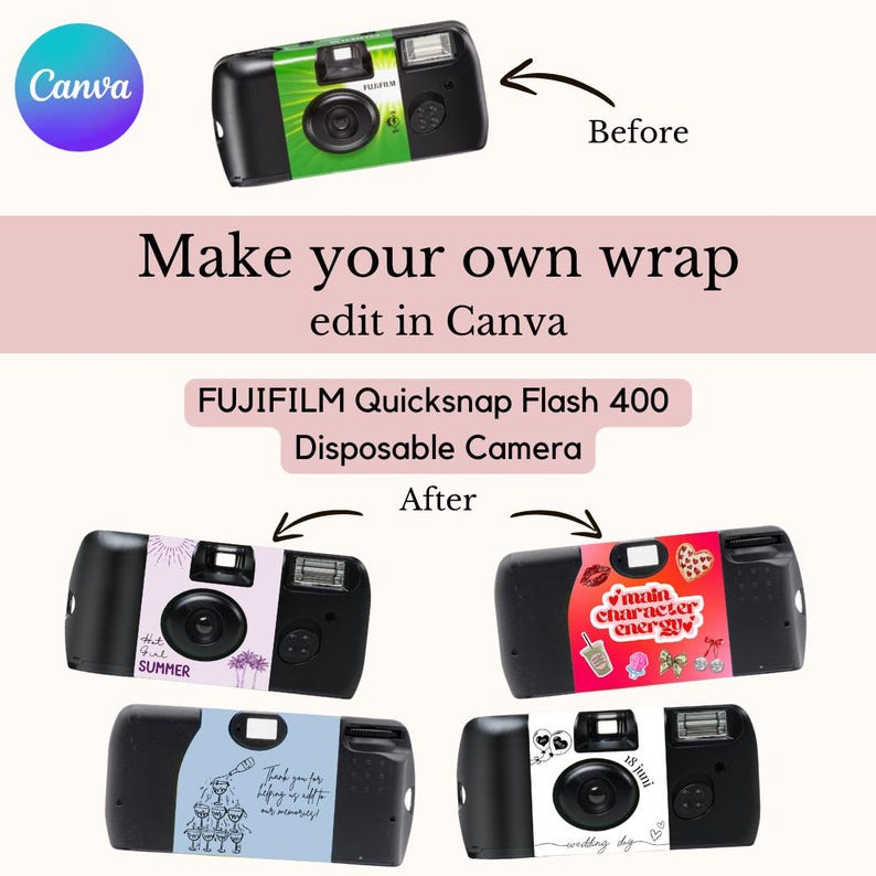 Sjabloon for FUJIFILM Camera | Make Your Own Design | Digital Editable ...